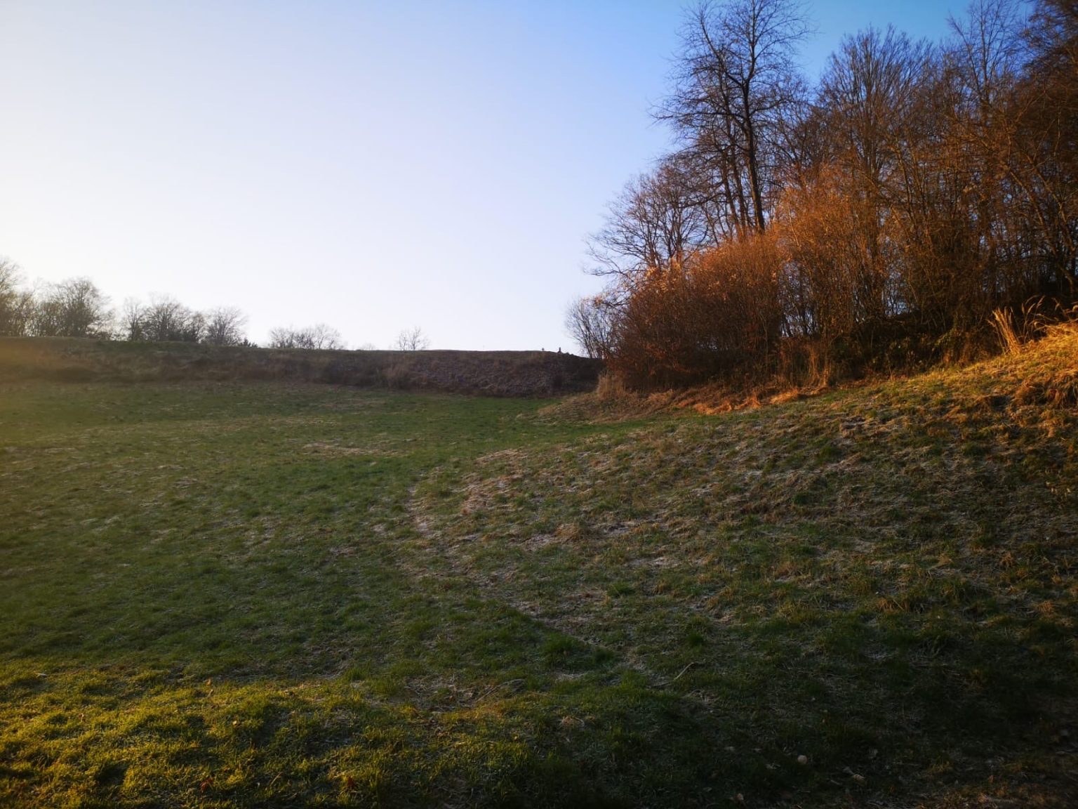 Aménagement d’un chemin, talus de Béreau